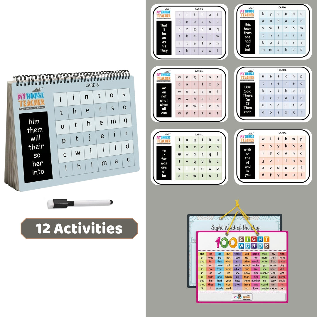 100 Sight Words Made Easy Activity Game | My House Teacher