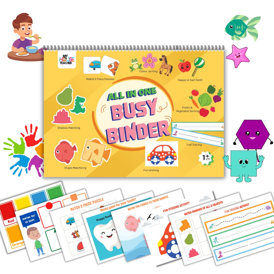 My Toddler busy book - Activity Binder – My House Teacher